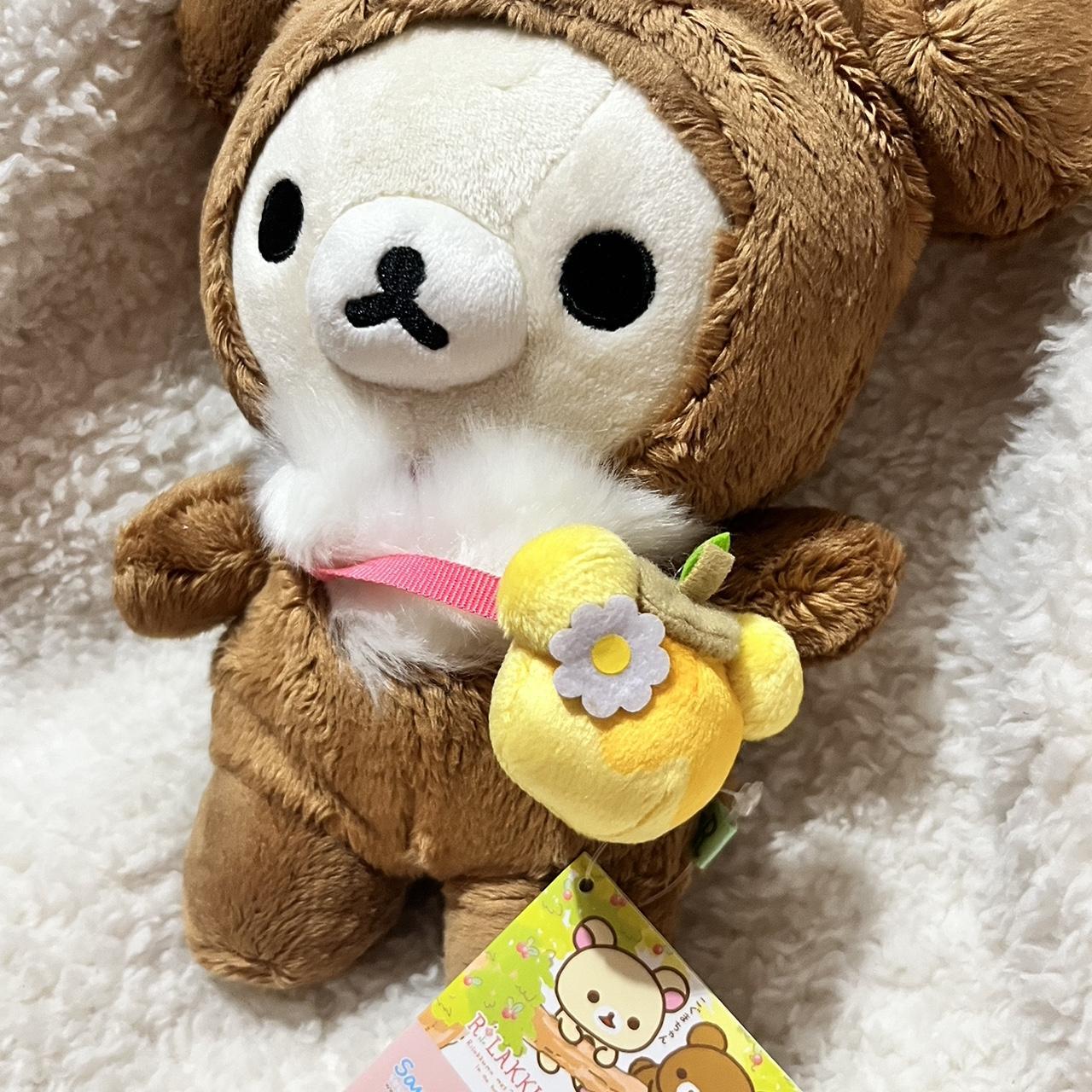 Korilakkuma San-X Original Chairoikoguma Kigurumi... - Depop