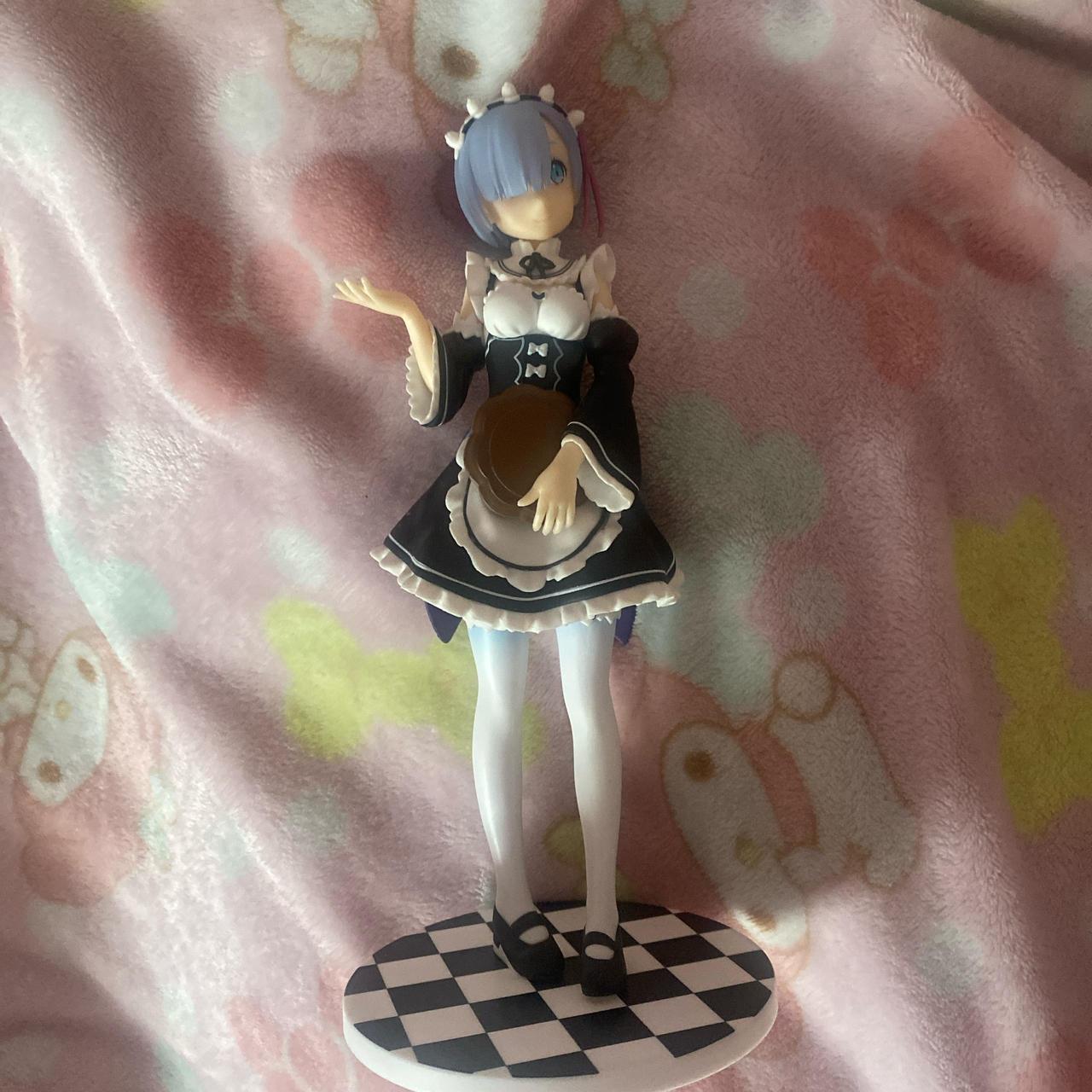 Rem Rezero figure with stand in perfect condition... | Depop