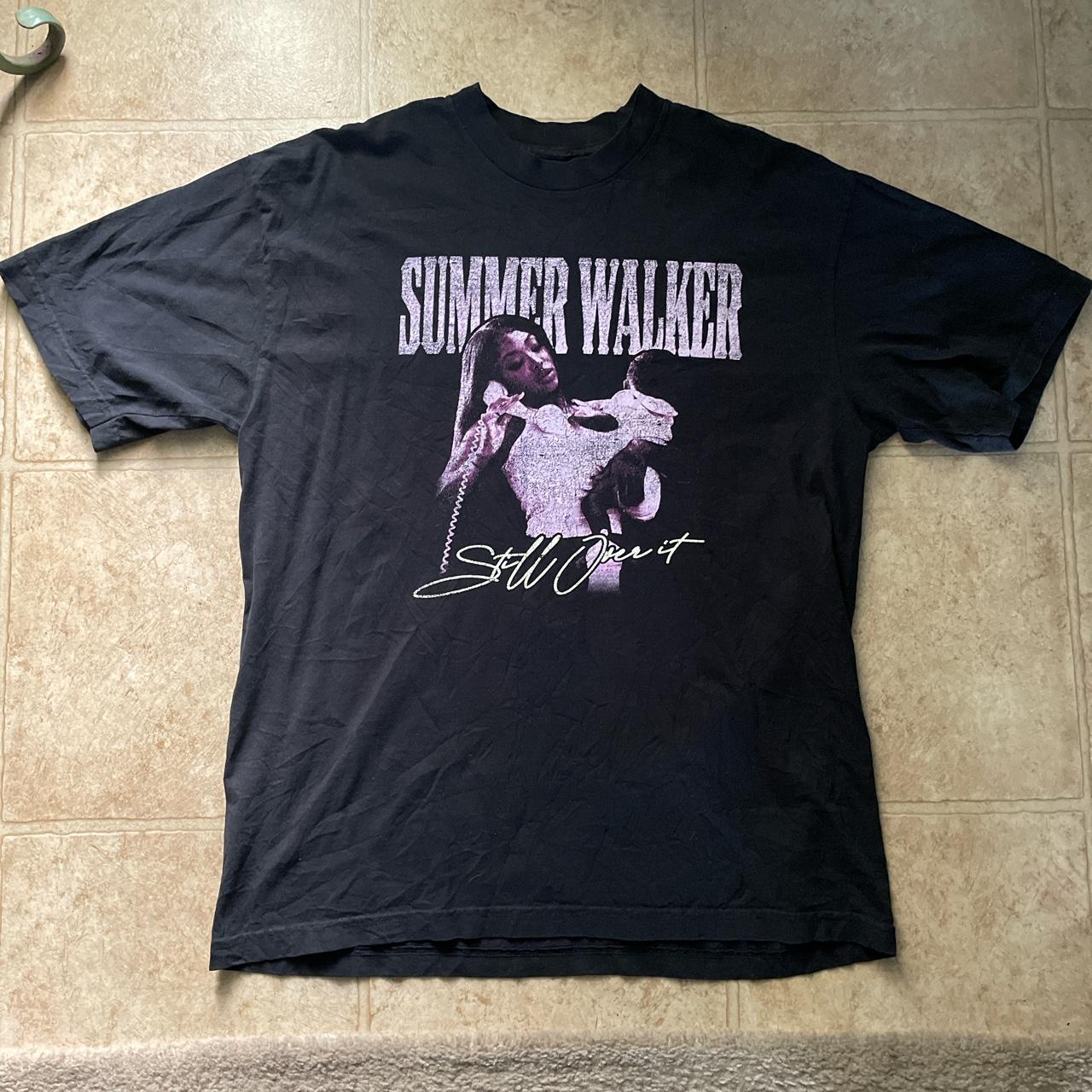 samara Walker T-shirt size large runs through the... - Depop