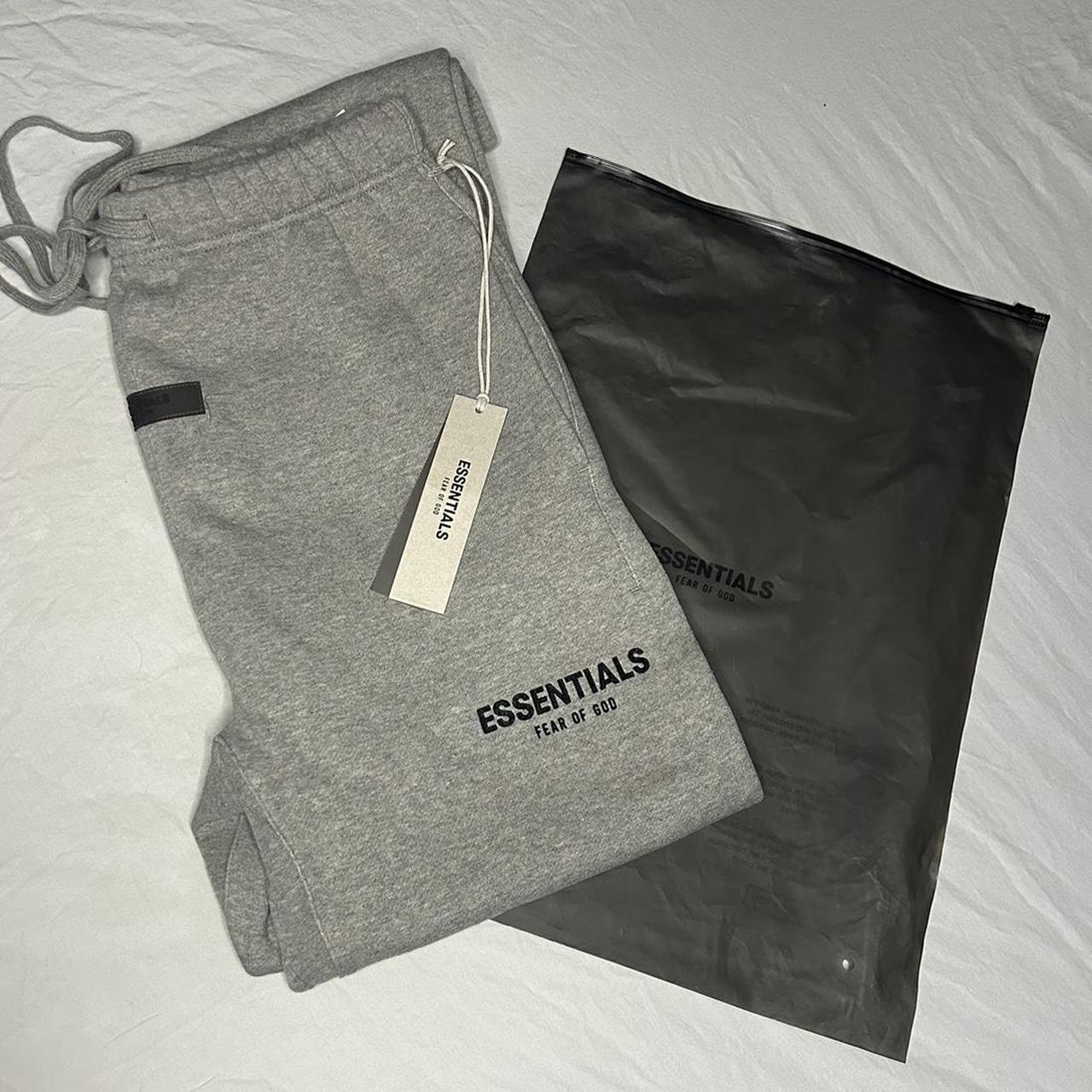 Essentials Men's Grey Joggers-tracksuits | Depop