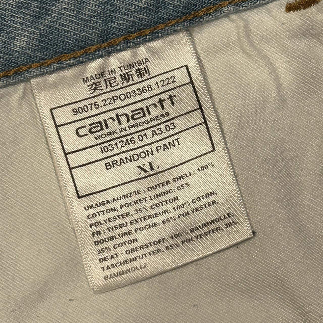 Carhartt WIP “Brandon” pant size XL (38x32) Paint... - Depop