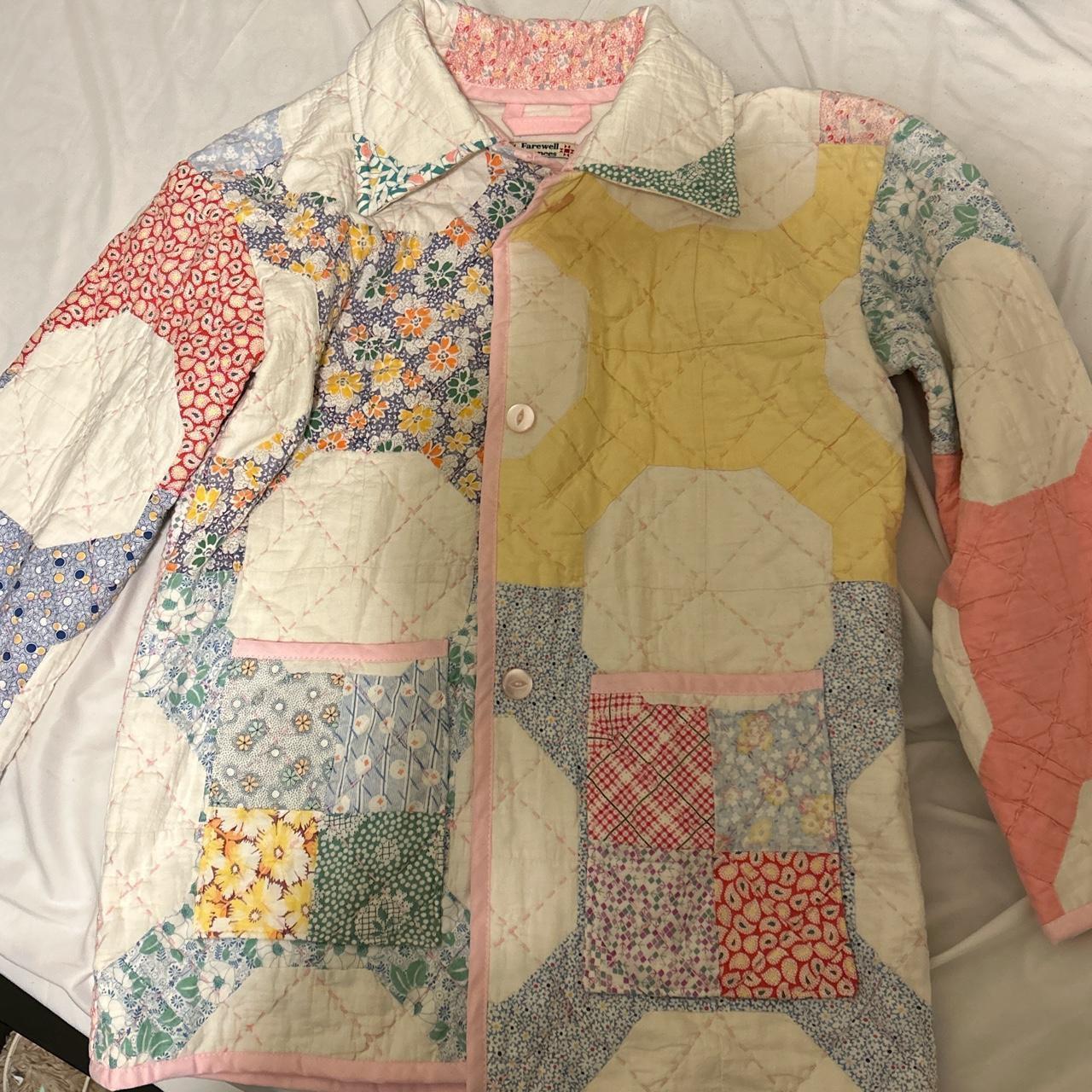 patchwork penny coat i accept offers!!... - Depop