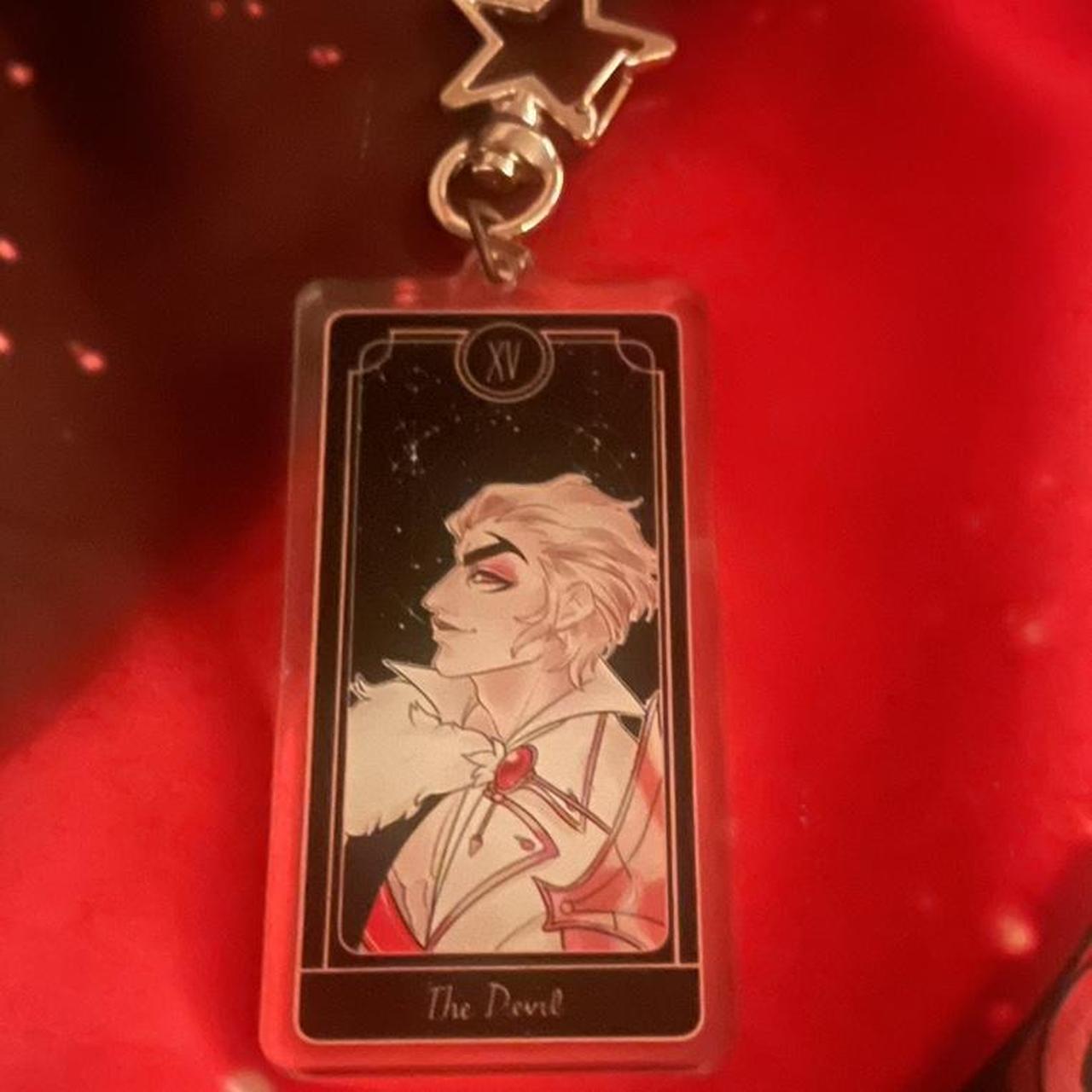 The Arcana Game Devil Lucio keychain (ART IS NOT... | Depop