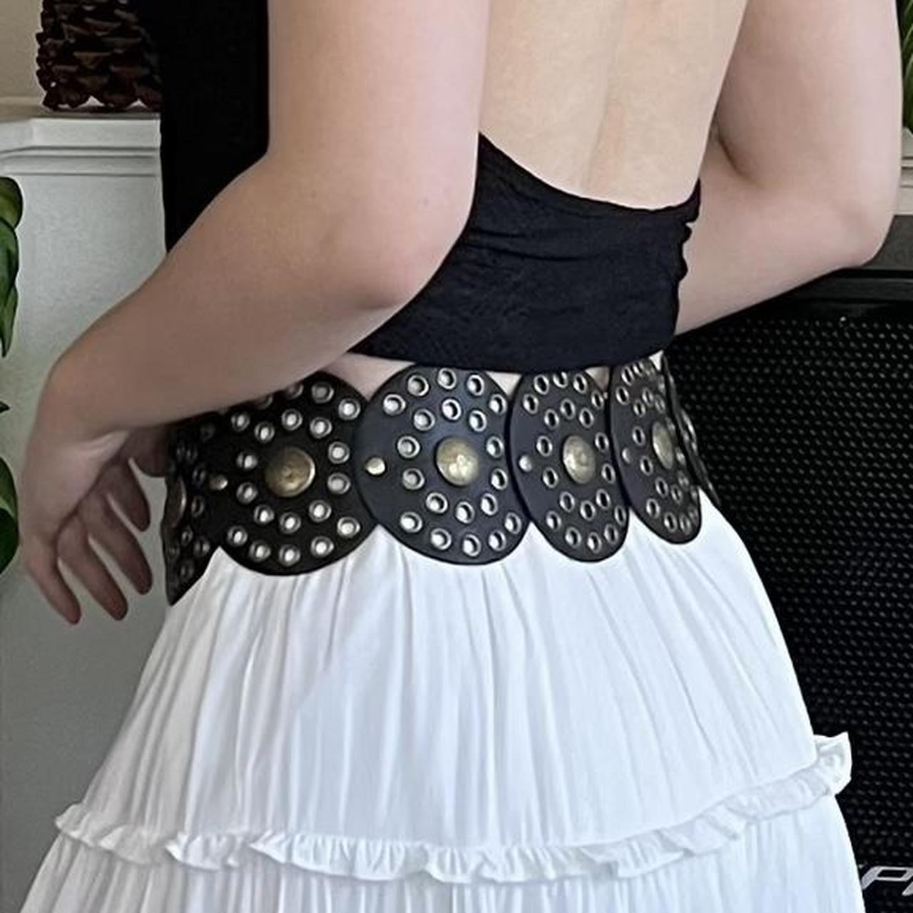 ⚫️Black Western Round Concho Disk Belt⚫️ Brand new... - Depop