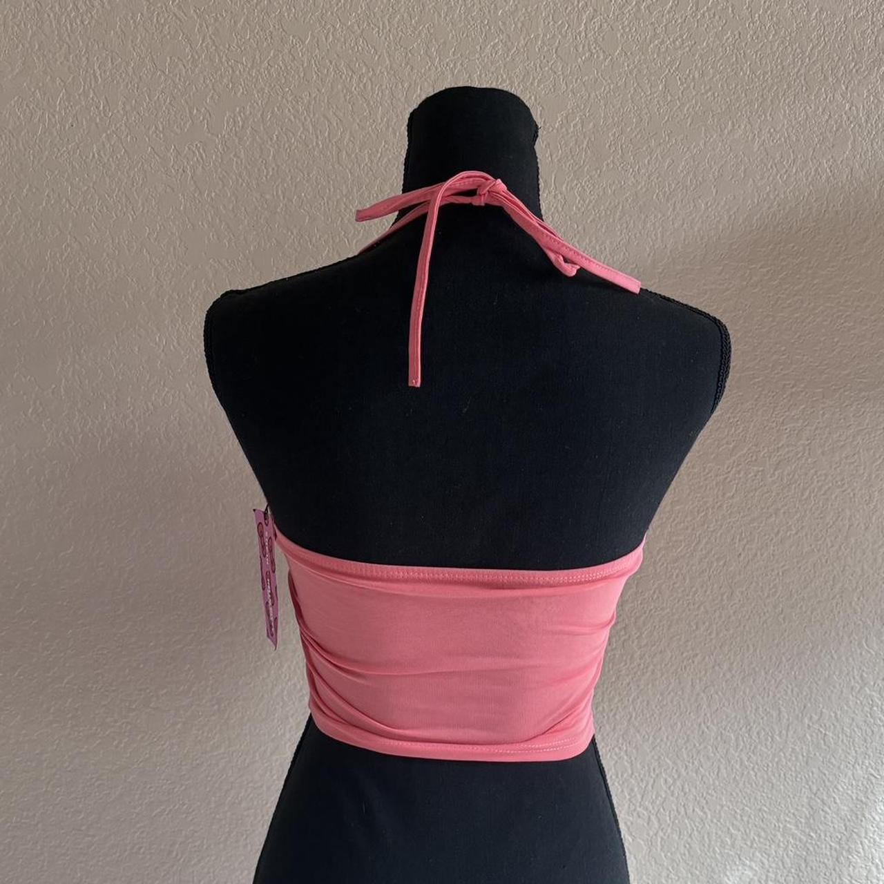 Pink coral Hello Kitty halter top brand new with... | Depop