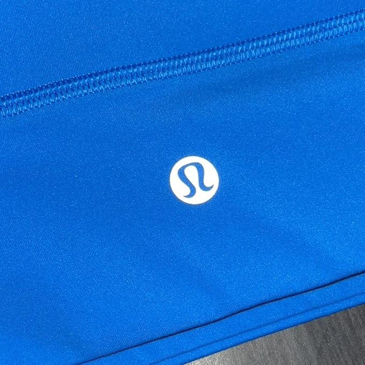 Poolside blue lululemon asymmetrical bra - Depop