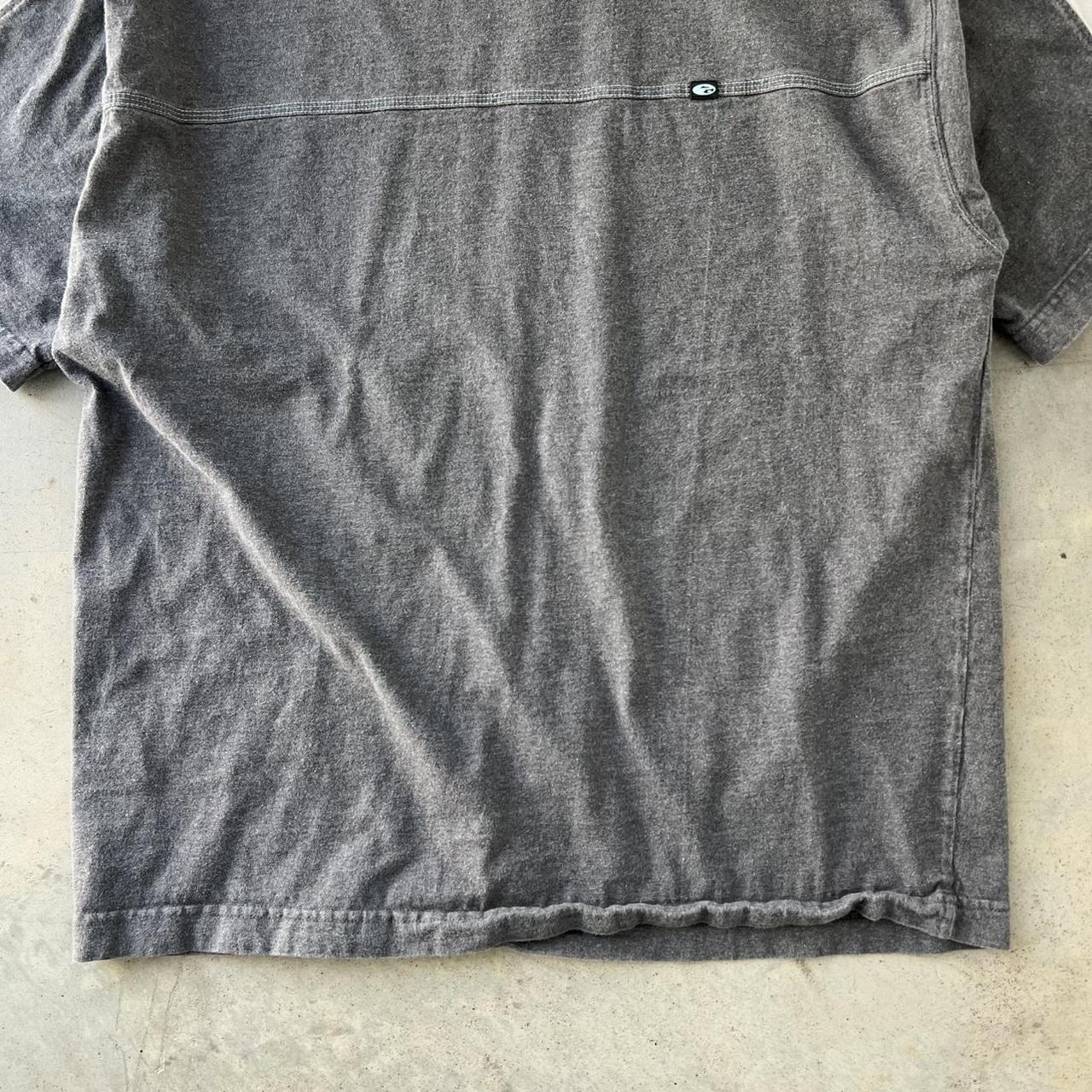 Vintage Point Zero Shirt Y2K Skater Striped... | Depop