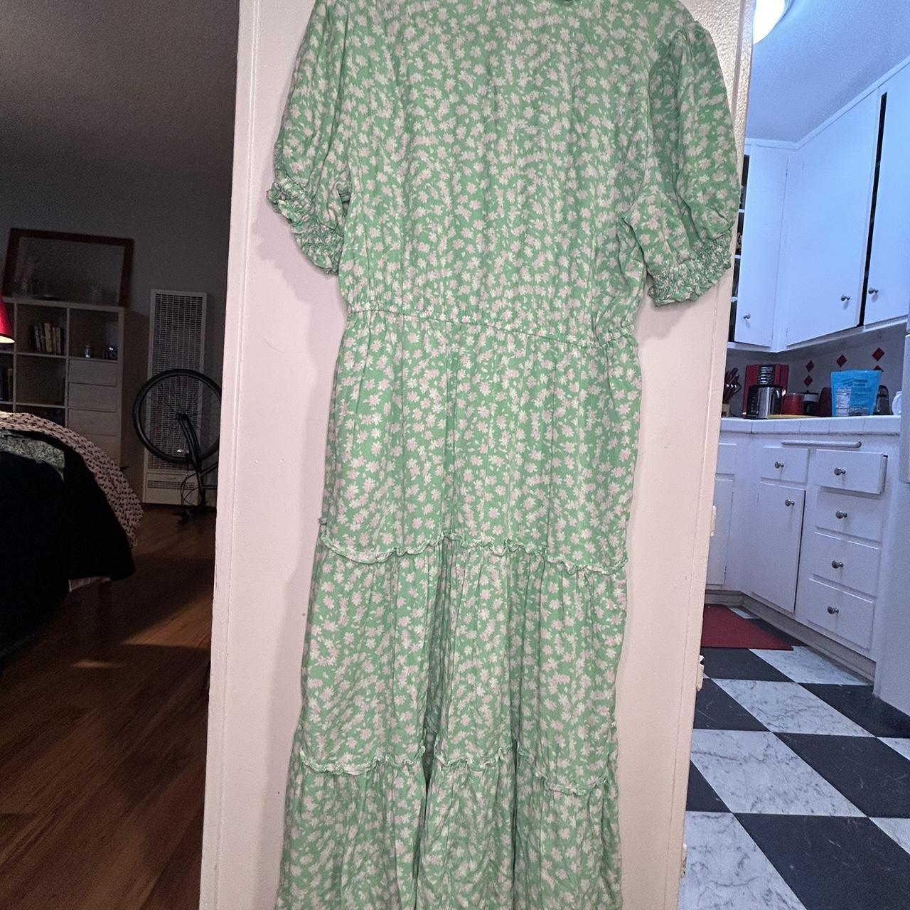 Prairie-style dress with tie at the neck. Light and... - Depop