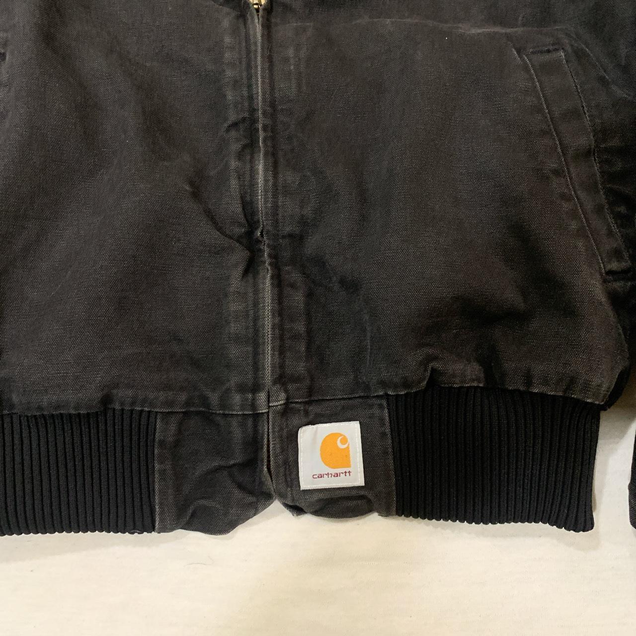 Vintage Carharrt Detroit jacket with patch work on... - Depop