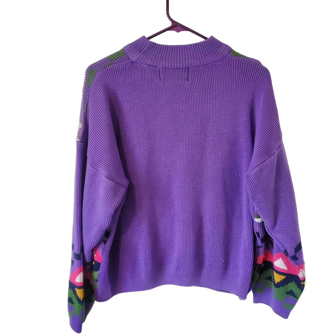 Vintage 80's Gitano Womens Knit Sweater Plus Size... | Depop