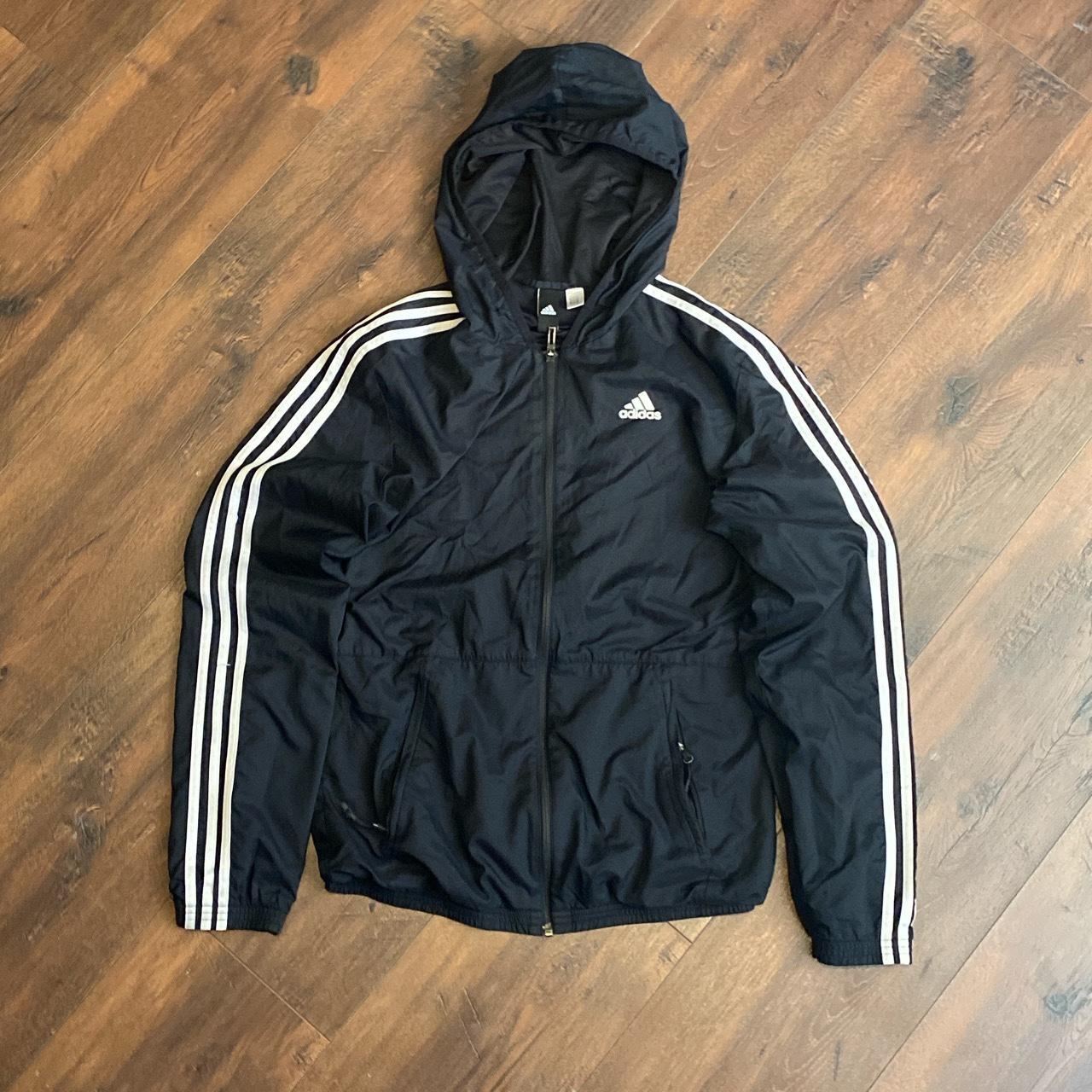 Adidas S windbreaker Pit to pit is 19’ Length is 24’ - Depop