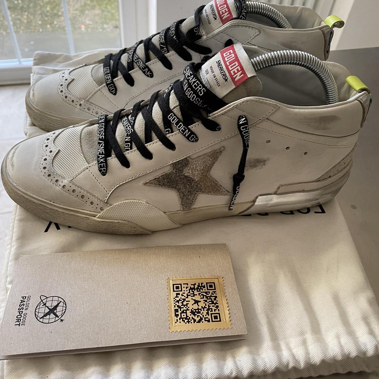 Golden Goose Men's White Trainers | Depop