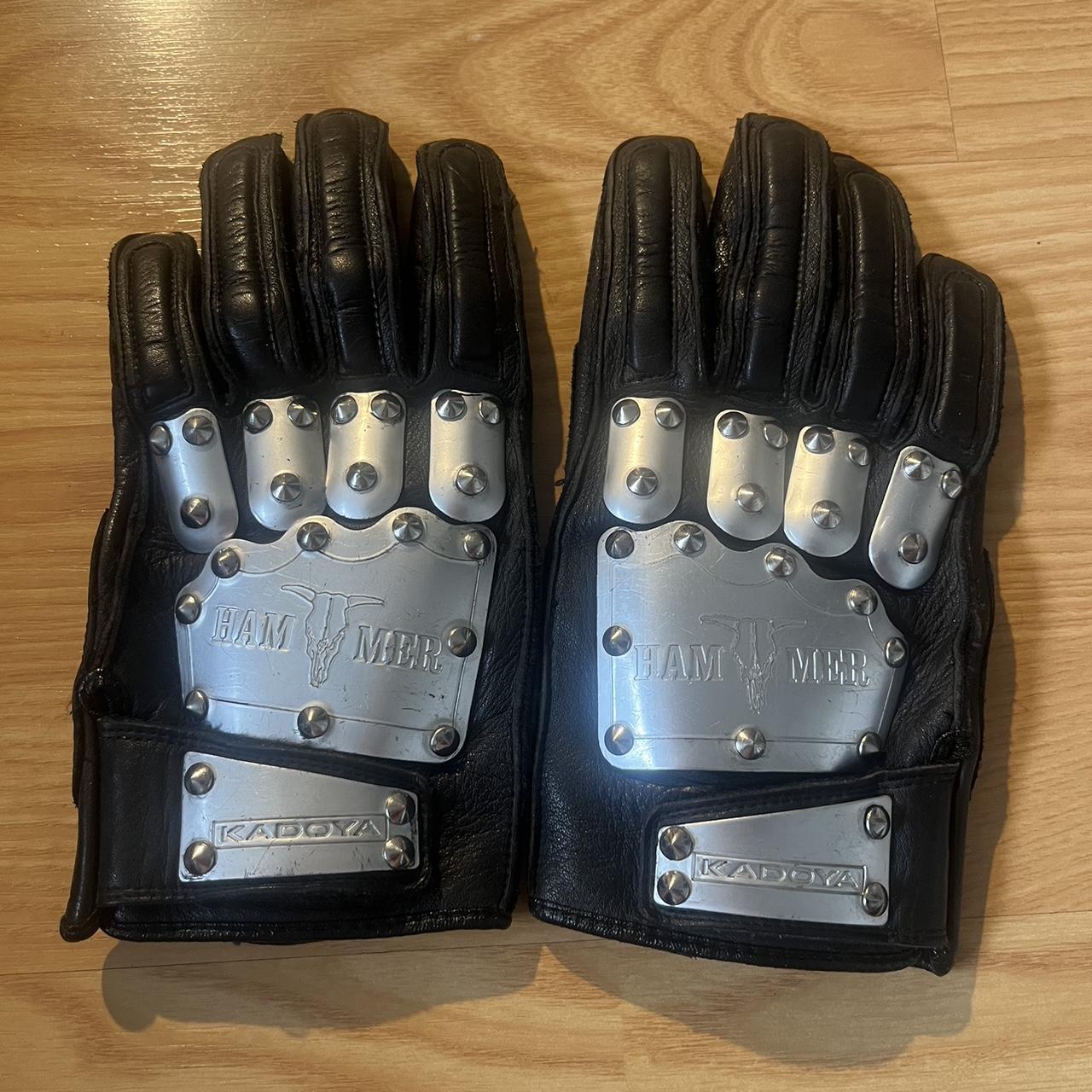 Kadoya hammer gloves Fits size L Biker/moto gloves... - Depop