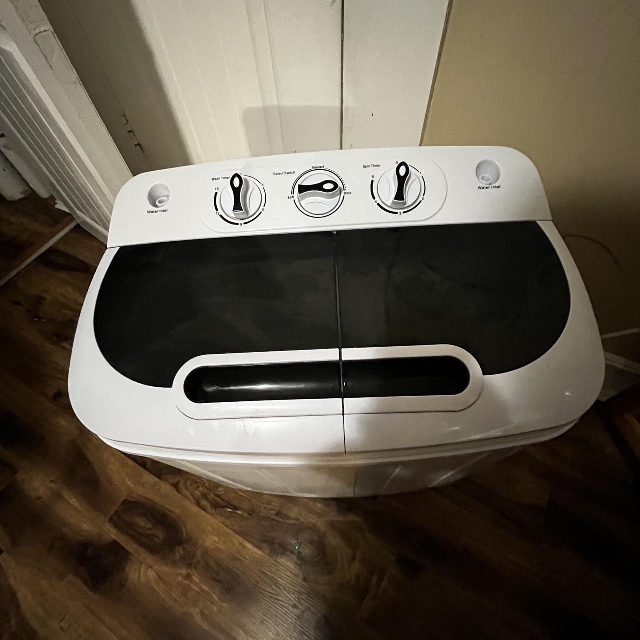 Compact portable washing machine with 2 tubs, ideal... | Depop