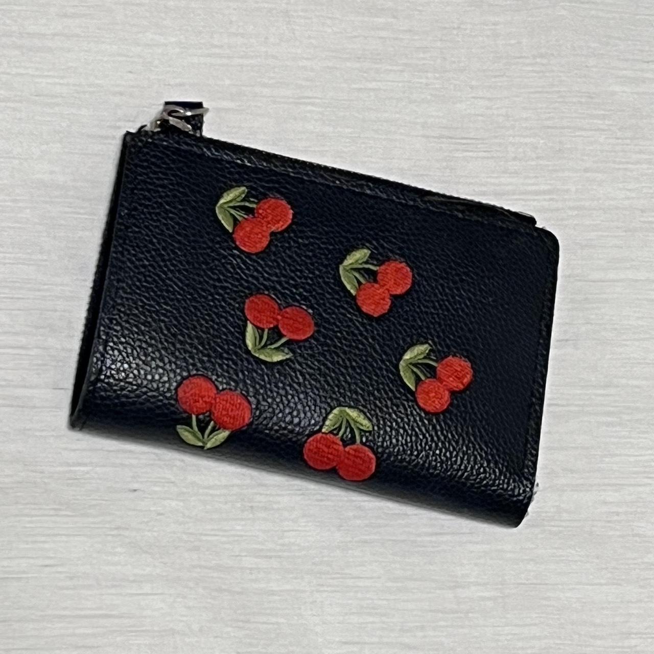 black cherry wallet #wallet #cherry #coinbag - Depop