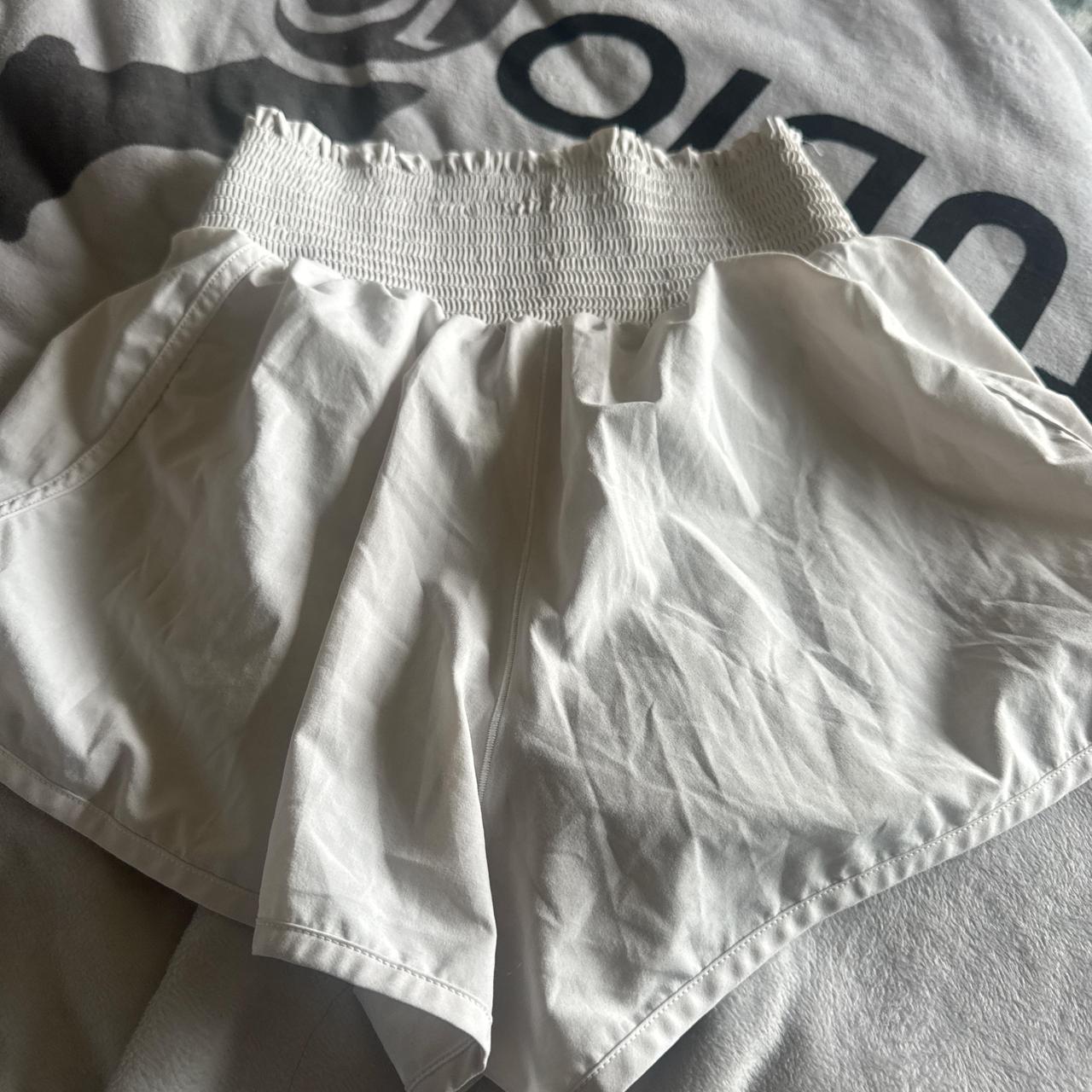 White aerie athletic shorts | Depop