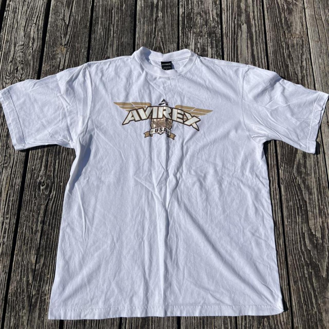 Avirex usa army shirt Size: L fits... - Depop