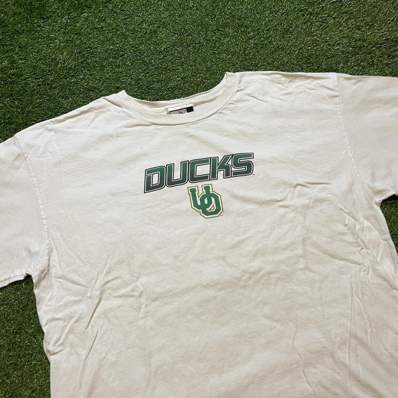 Vintage 90s Puma University of Oregon Ducks graphic... - Depop