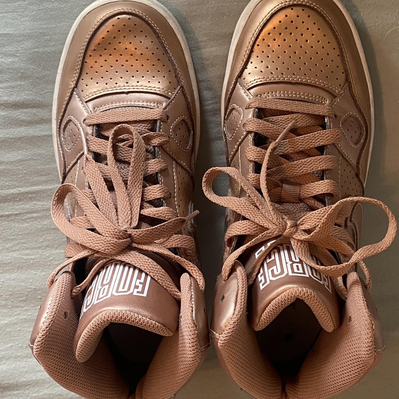 Nike Women's Gold Trainers | Depop
