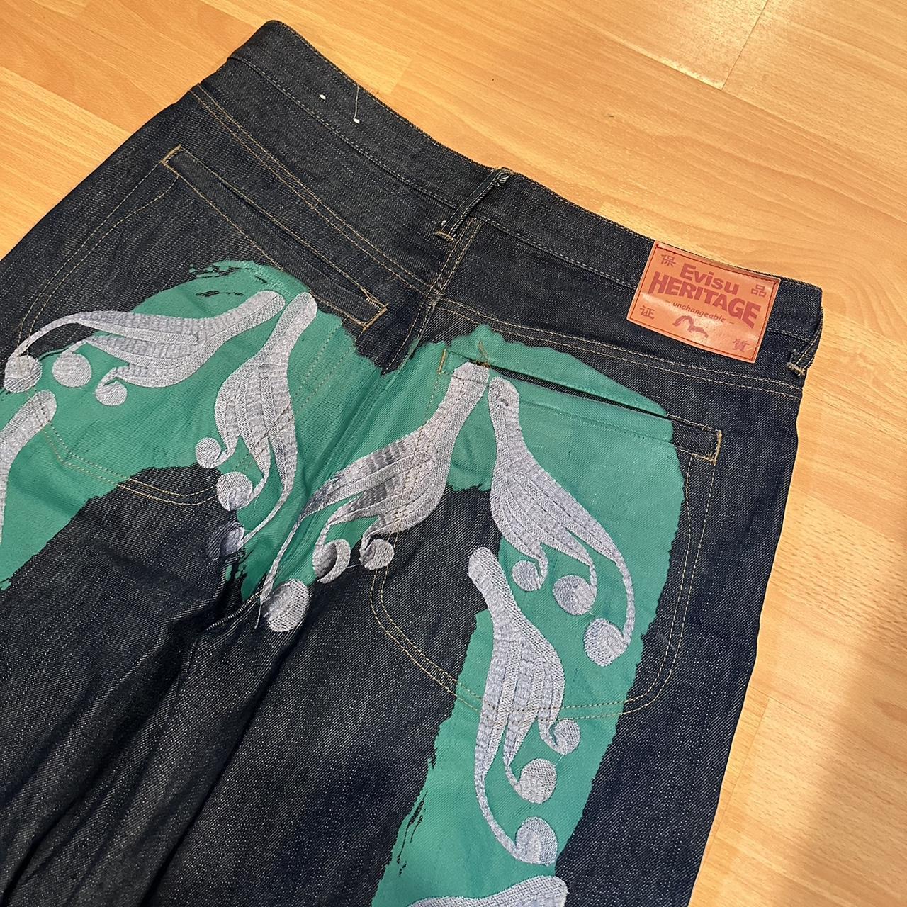evisu jorts nice baggy fit #evisu - Depop