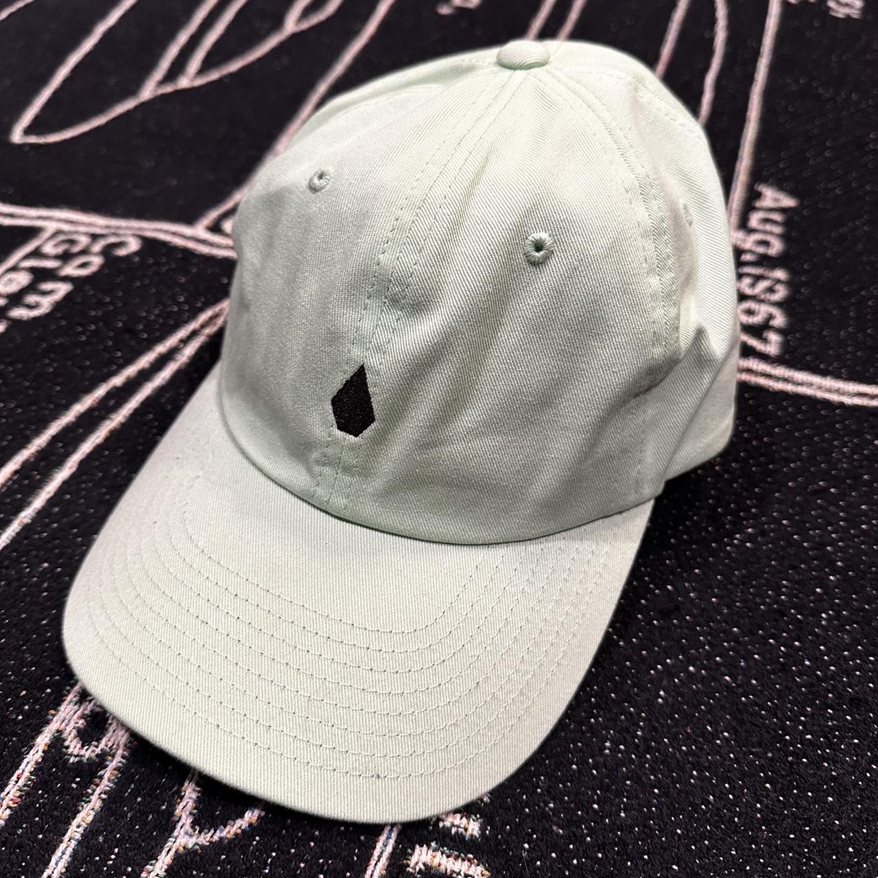mint green volcom hat in great condition, color... - Depop
