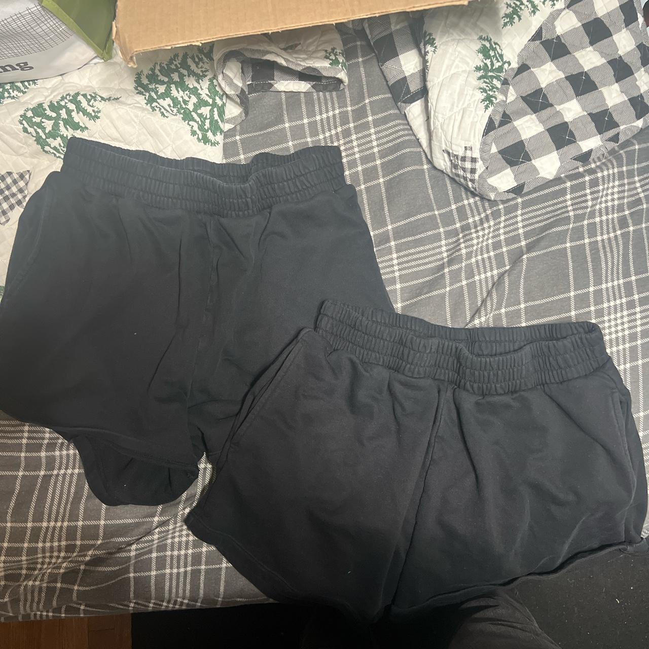 The Unbranded Brand Women's Black Shorts | Depop