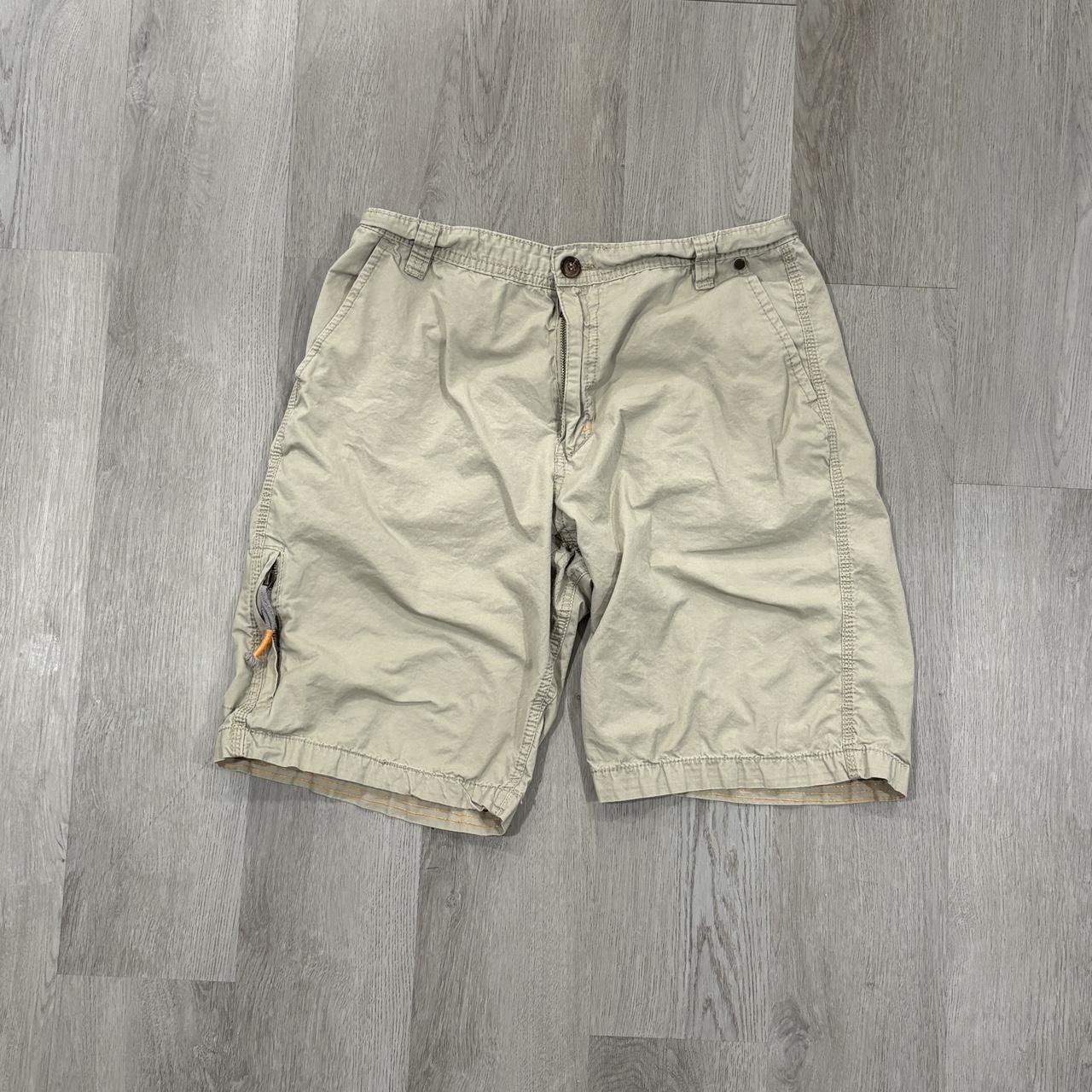 Tan Free Planet cargo shorts Size 32 | Depop