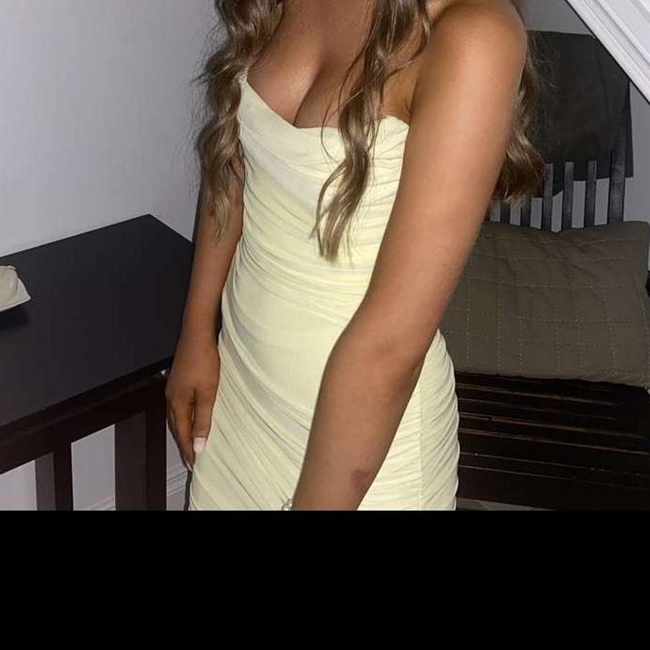 Selling this unreal baby boo yellow maxi dress with... - Depop