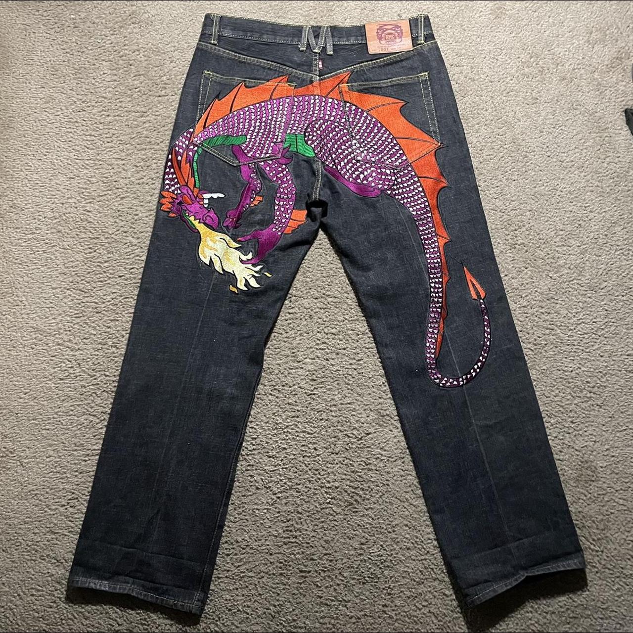 Martin Ksohoh RMC ‘Dragon’ Japanese Denim... - Depop