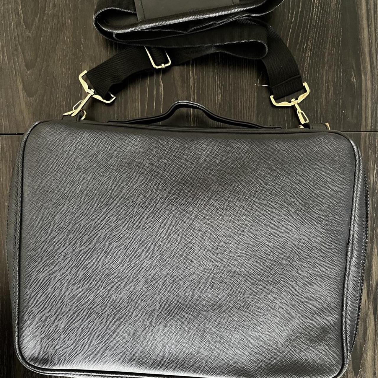 Typo black laptop bag - Depop