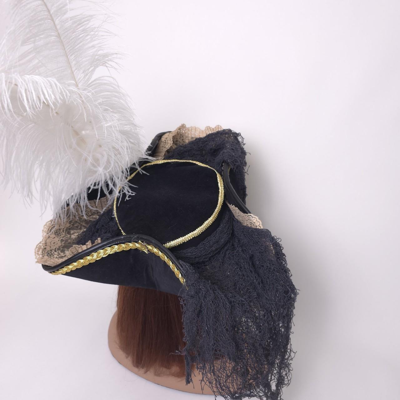 Custom leather pirate hat. Suitable for small heads... - Depop