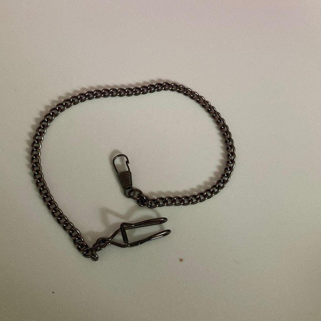 Clip Pocket Watch Chain Vintage Metal Alloy Pocket ... - Depop