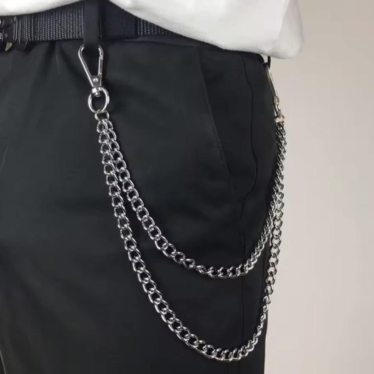 Stainless Steel Belt Loop Chain Streetwear style... | Depop