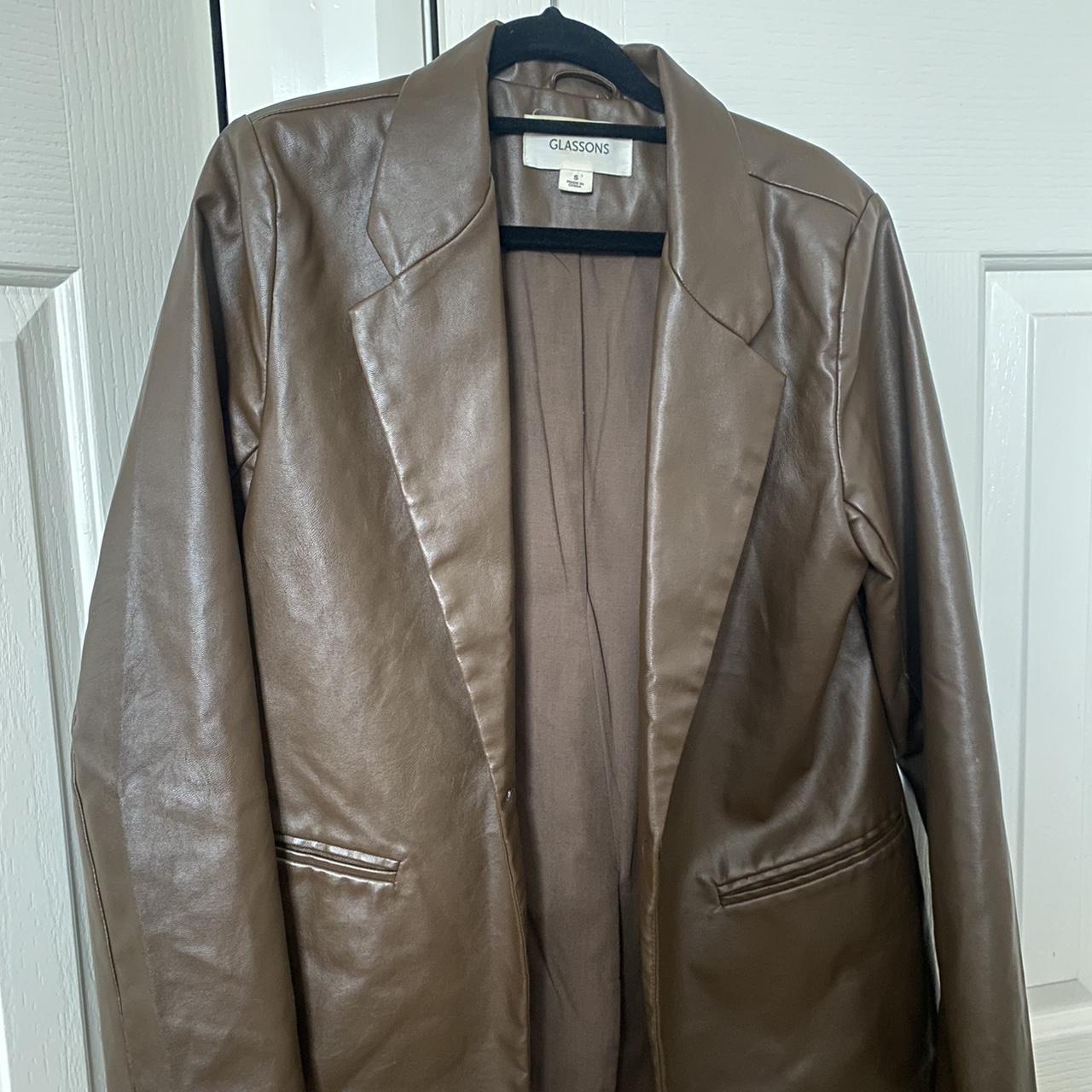 Glassons leather jacket - Depop