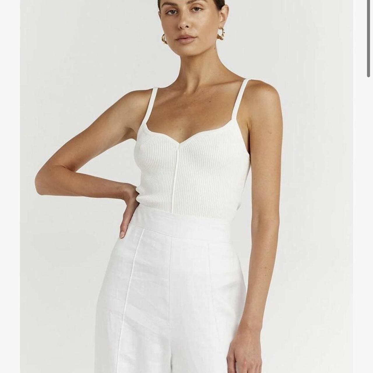 DISSH SWEETHEART KNIT TOP - SIZE SMALL Off... - Depop