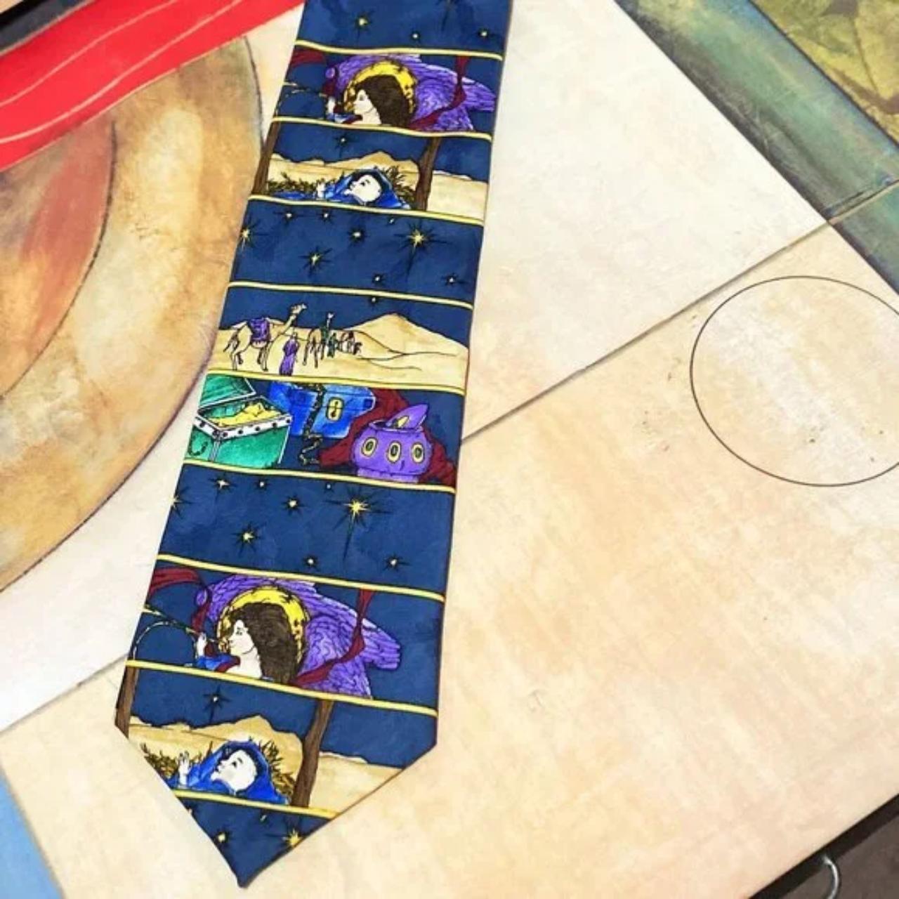 MEN'S NATIVITY SCENE TIE JESUS CHRIST MANGER BABY... | Depop