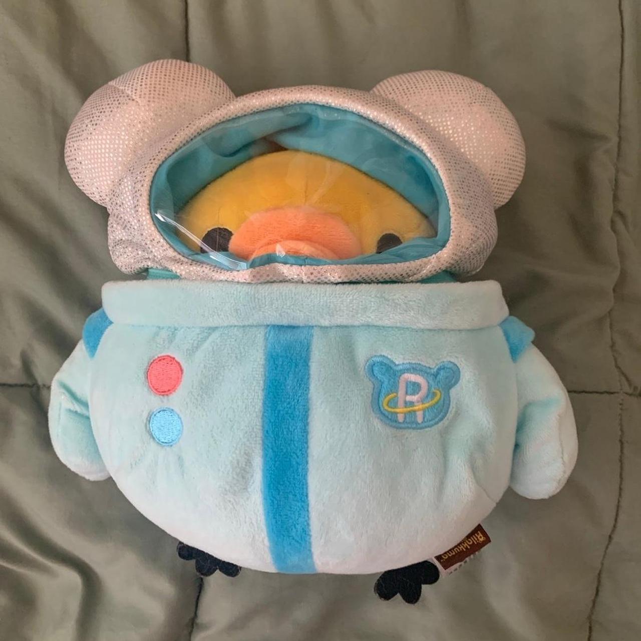 san-x rilakkuma plushie kiiroitori (duck, chick)... - Depop