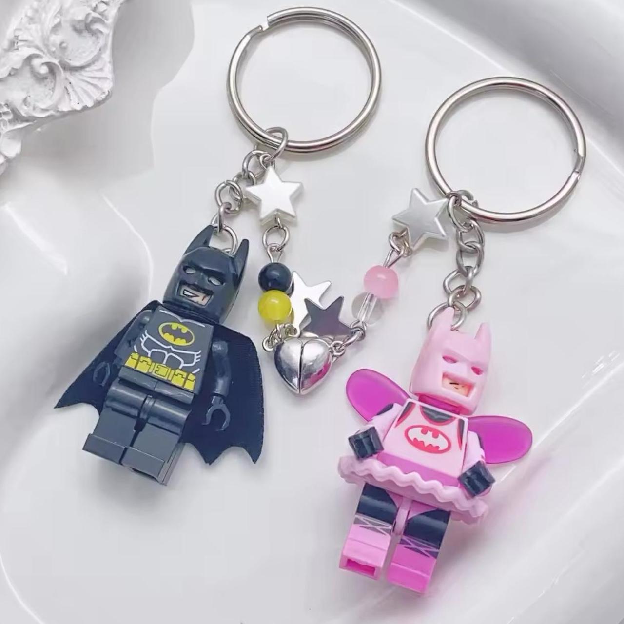 Batman keychains matching set 🦇💗 #Cute #Matching... | Depop