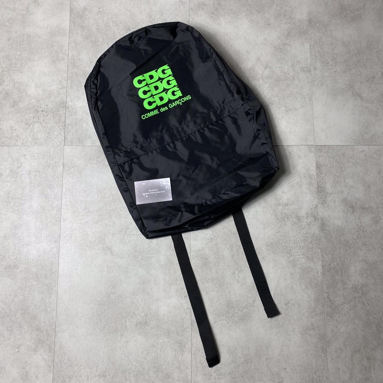 - CDG Comme Des Garçons Black Backpack Bag. -... - Depop