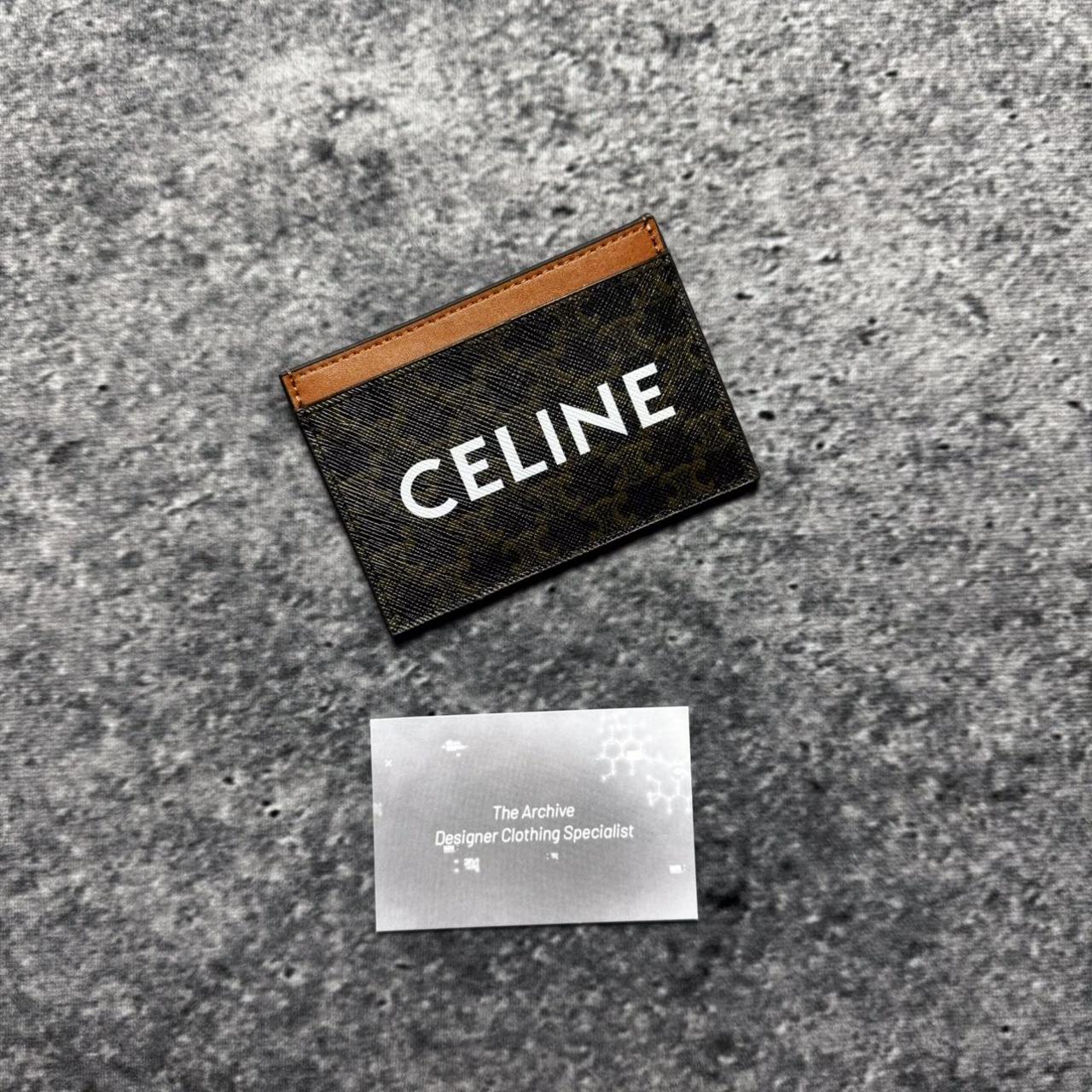 - Celine Brown Monogram Cardholder. - Colour... - Depop