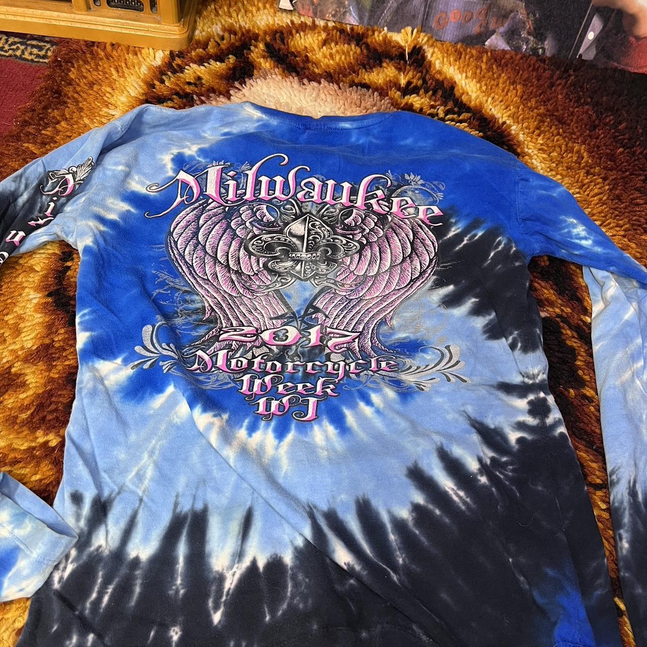 18x19 Girls affliction style bikeweek... - Depop