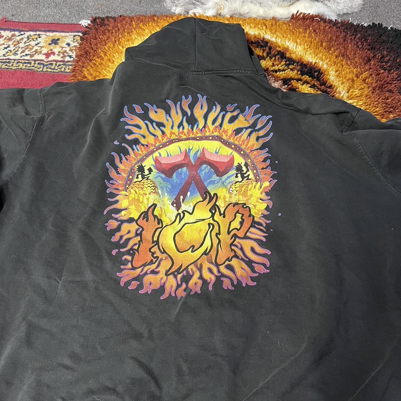 27x24 y2k icp insane clown posse hoodie little... - Depop