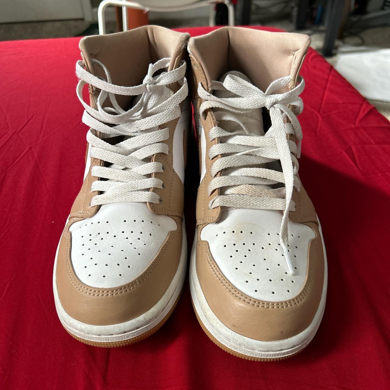 Men's Air Jordan 1 Mid Tan Gum #jordans #sneaker... - Depop