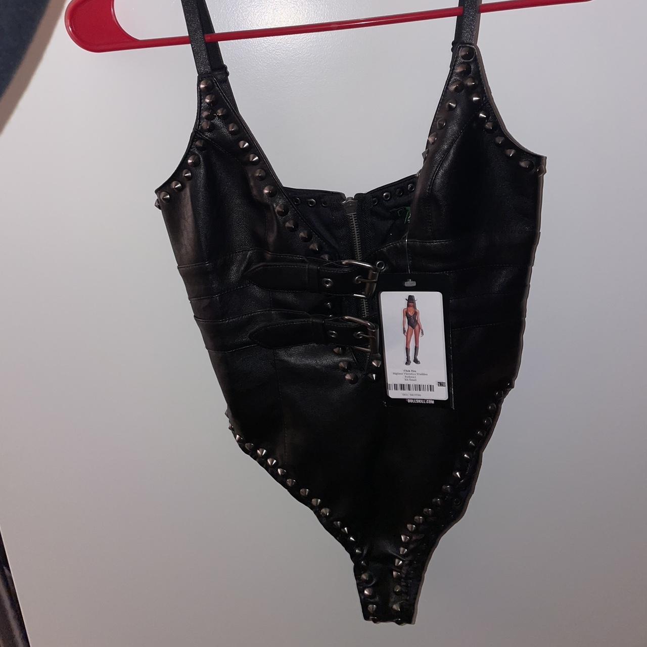 Dolls Kill Studded Bodysuit - Depop
