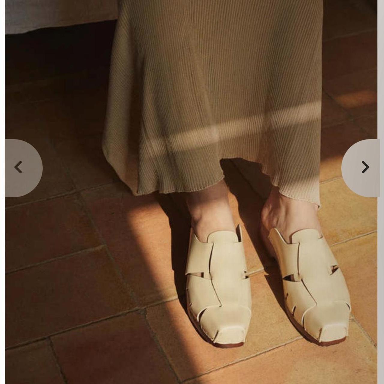 Hereu Licia Mule Clog in custard. Brand new, never... - Depop