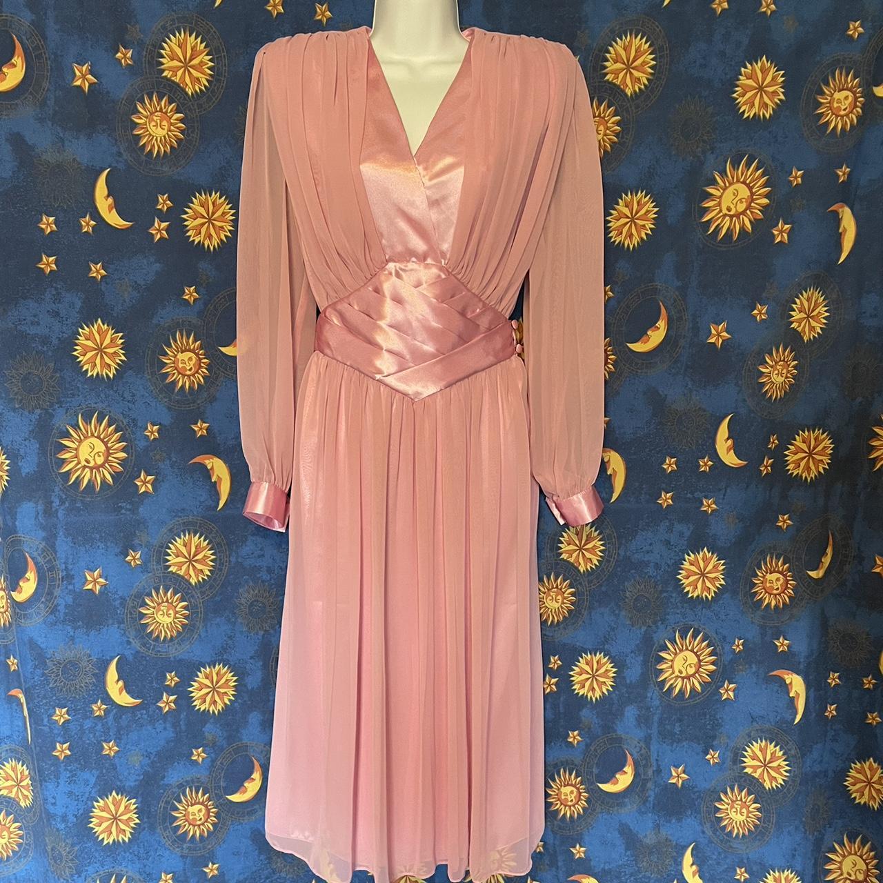 Golden Girls style vintage 80s pink dress. From the... - Depop