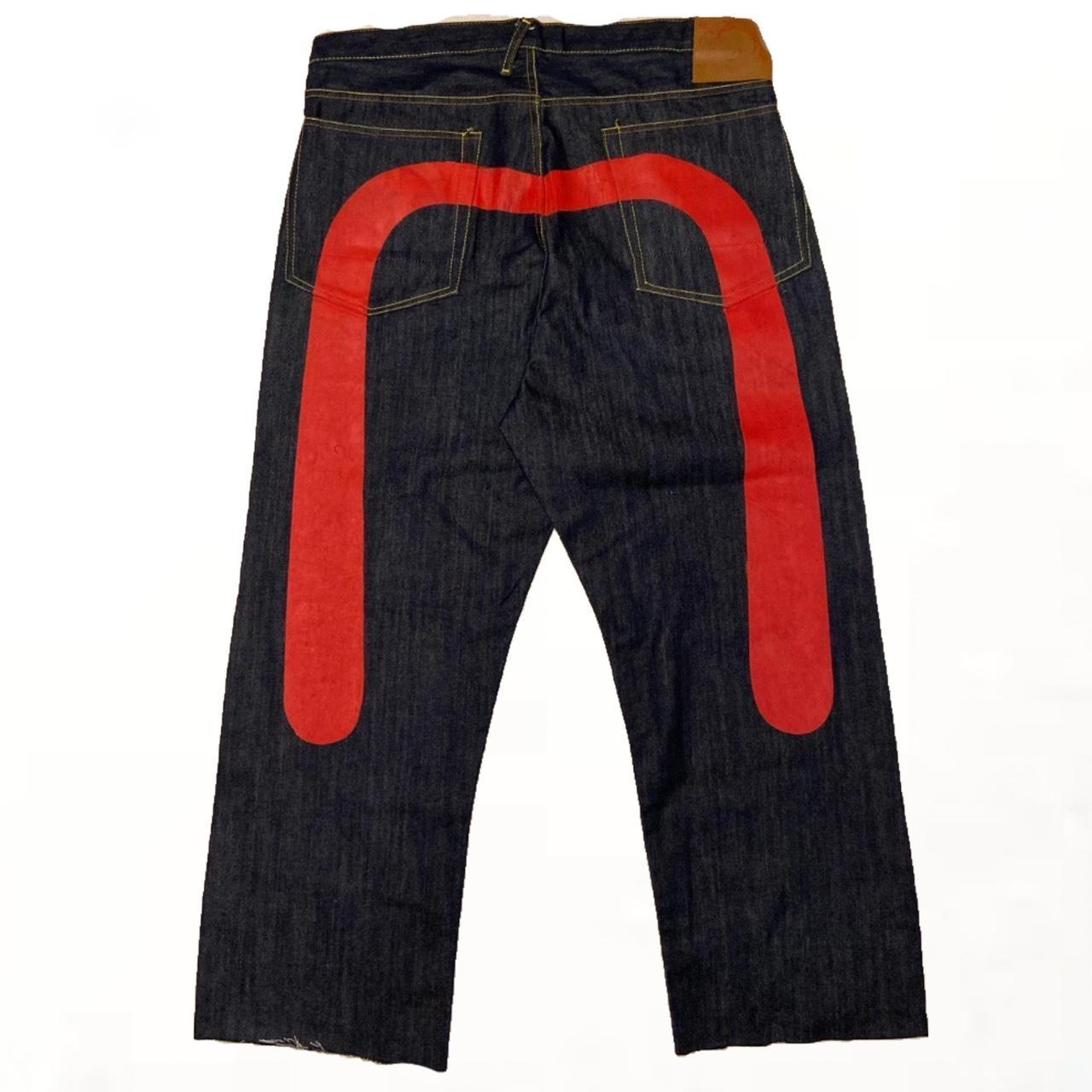 Rare Evisu Jeans Baggy Brand evisu Size 36x28 Waist... - Depop