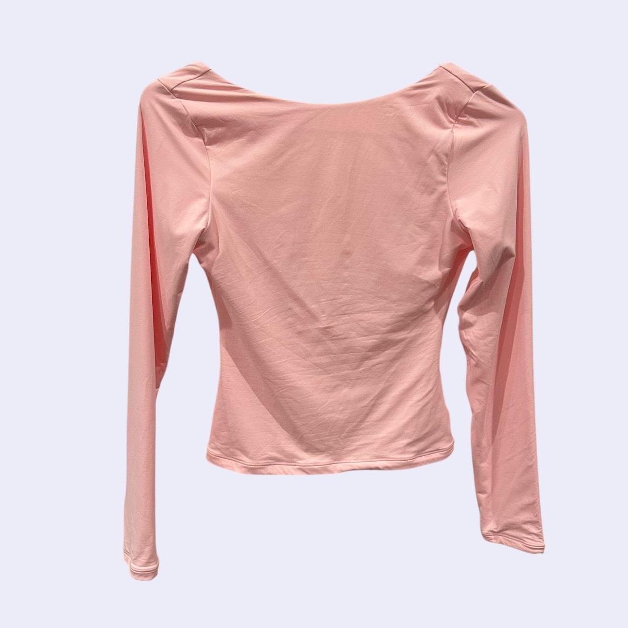 light pink long sleeve backless top | SUUKSESS skims... | Depop