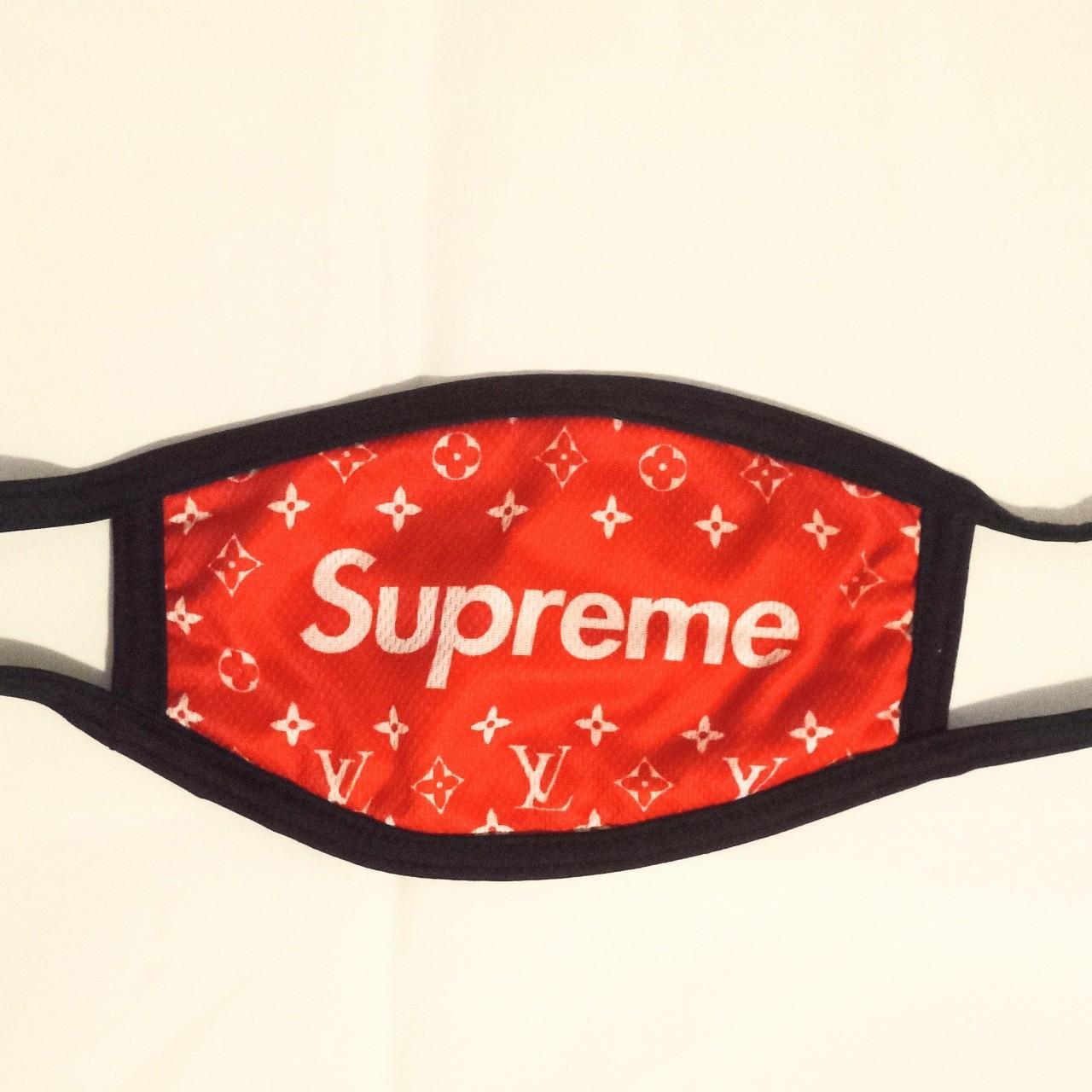 #LouisVuitton #Supreme face mask - Depop