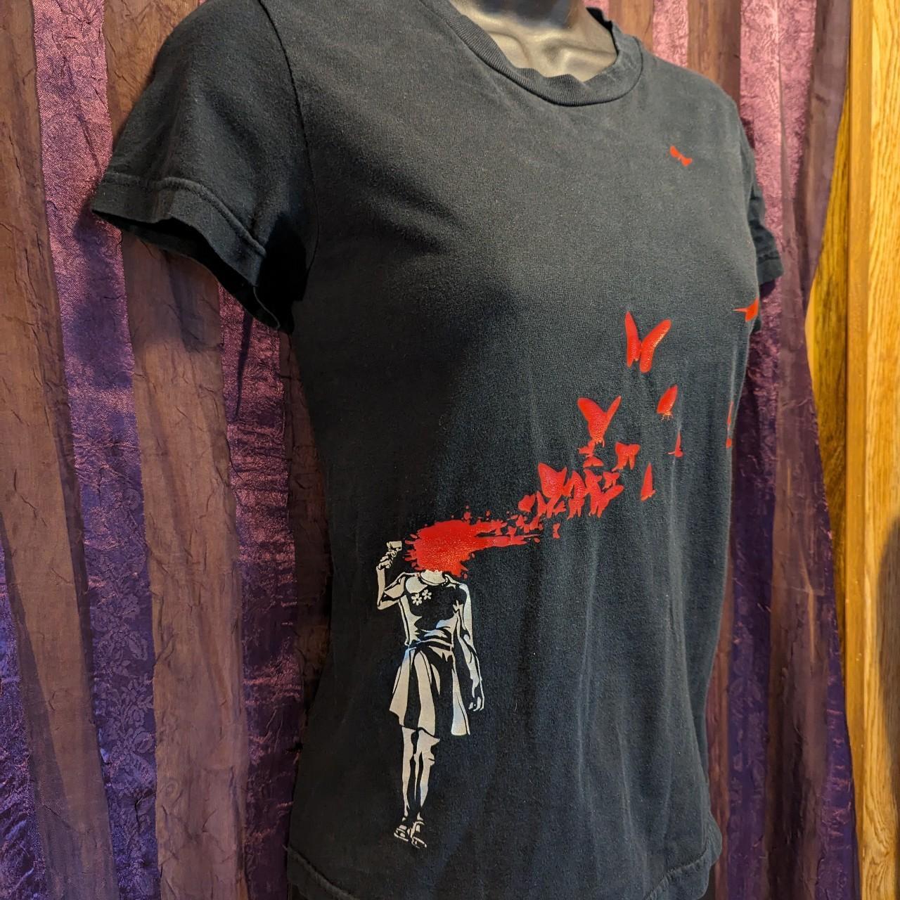 Vintage Threadless "Butterflies in the Attic"... - Depop